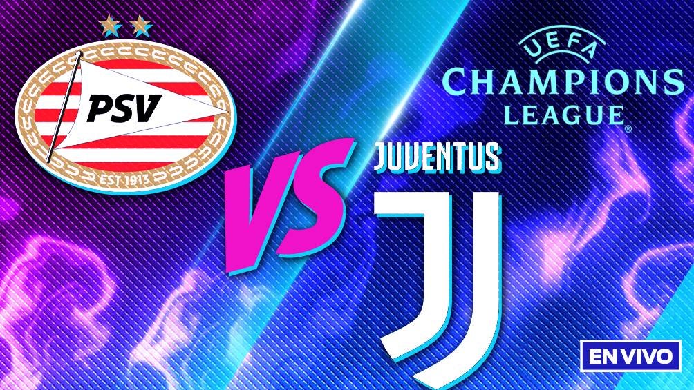 Juventus vs PSV EN VIVO ONLINE UEFA Champions League Playoffs Vuelta